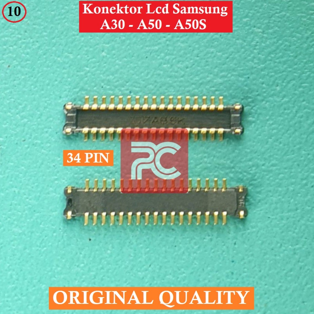 Jual Konektor LCD 34 PIN Samsung A30/A50/A50S Connector Socket Di Mesin Original | Shopee Indonesia