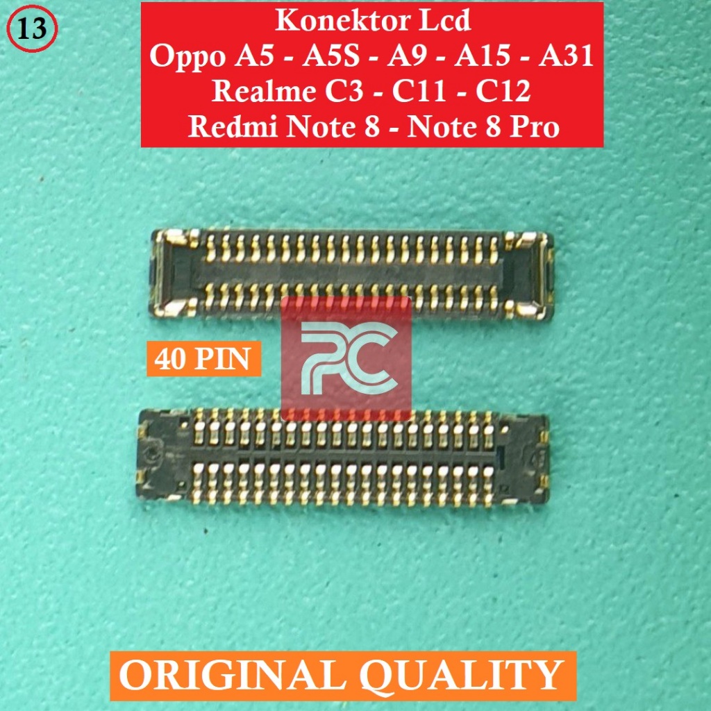 Jual Konektor LCD Redmi Note 8 - 8 Pro - Oppo A5 - A5S - A9 - A15 - A31 ...