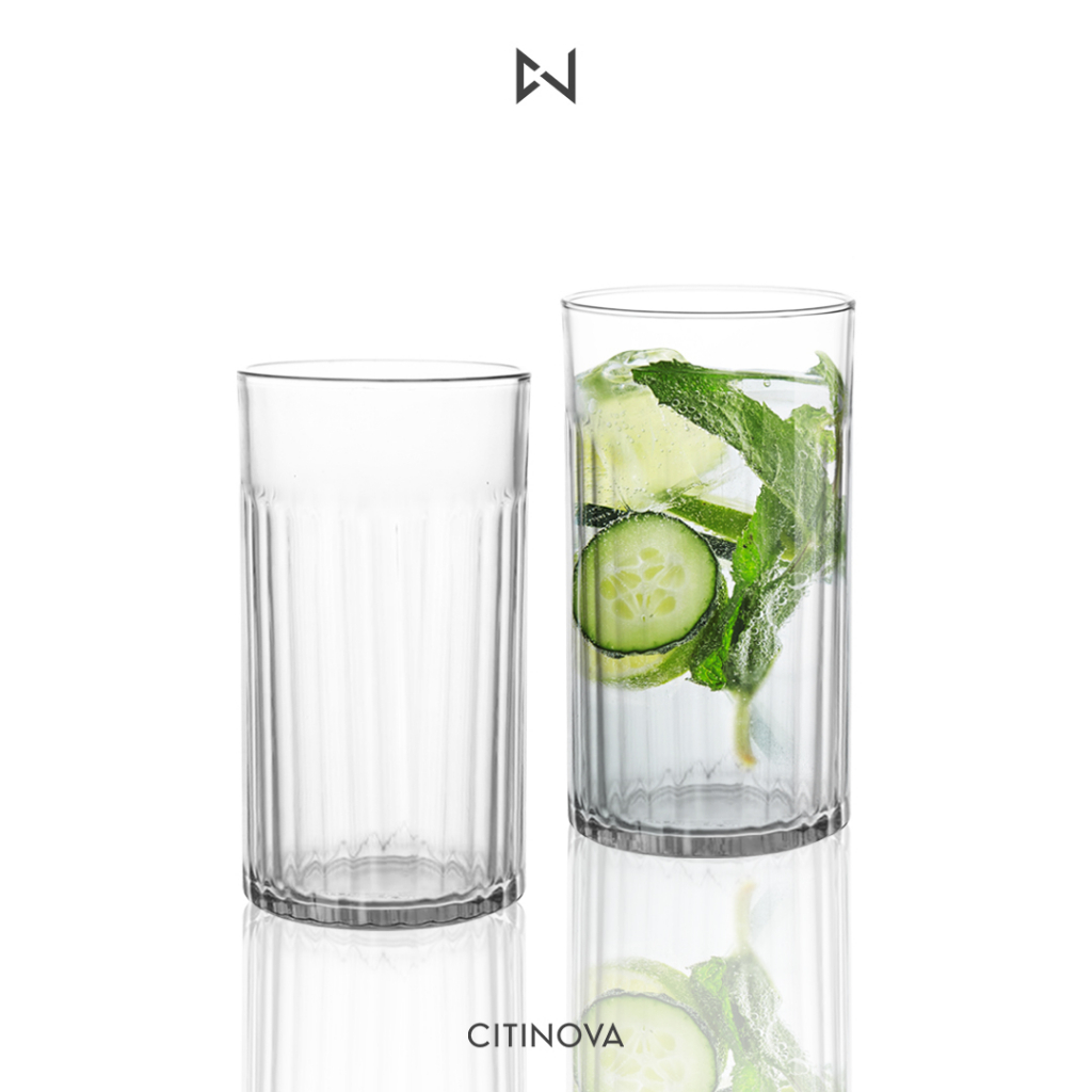 Jual GELAS FLUVI CITINOVA 6PCS/GELAS KOPI/GELAS KAFE KACA BENING/GELAS ...