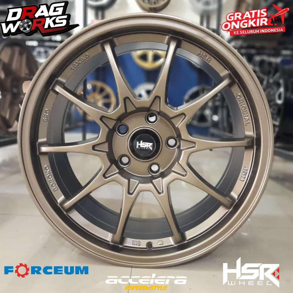 Jual VELG MOBIL HSR BOROKO SRD R18 UNTUK INOVA CIVIC ACCORD HRV BRV XPANDER DLL | Shopee Indonesia