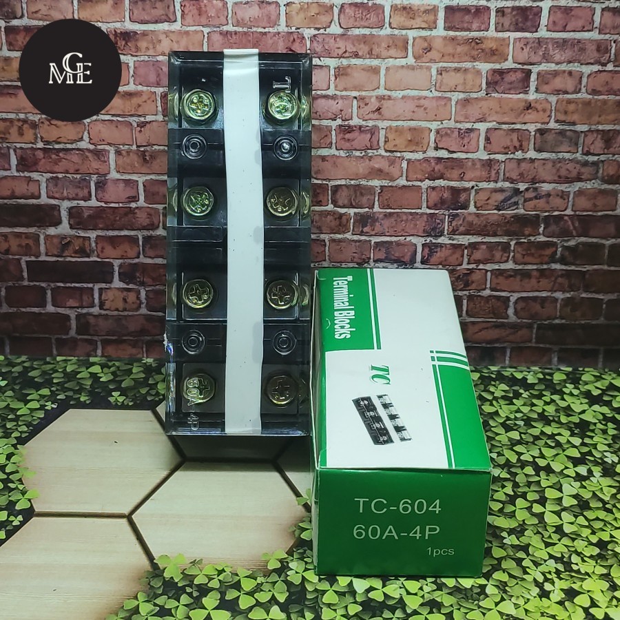 Jual TERMINAL BLOCK BLOK 60A 4POLE TC-604 / TC604 VORGE bukan FORT 4P 60 A | Shopee Indonesia
