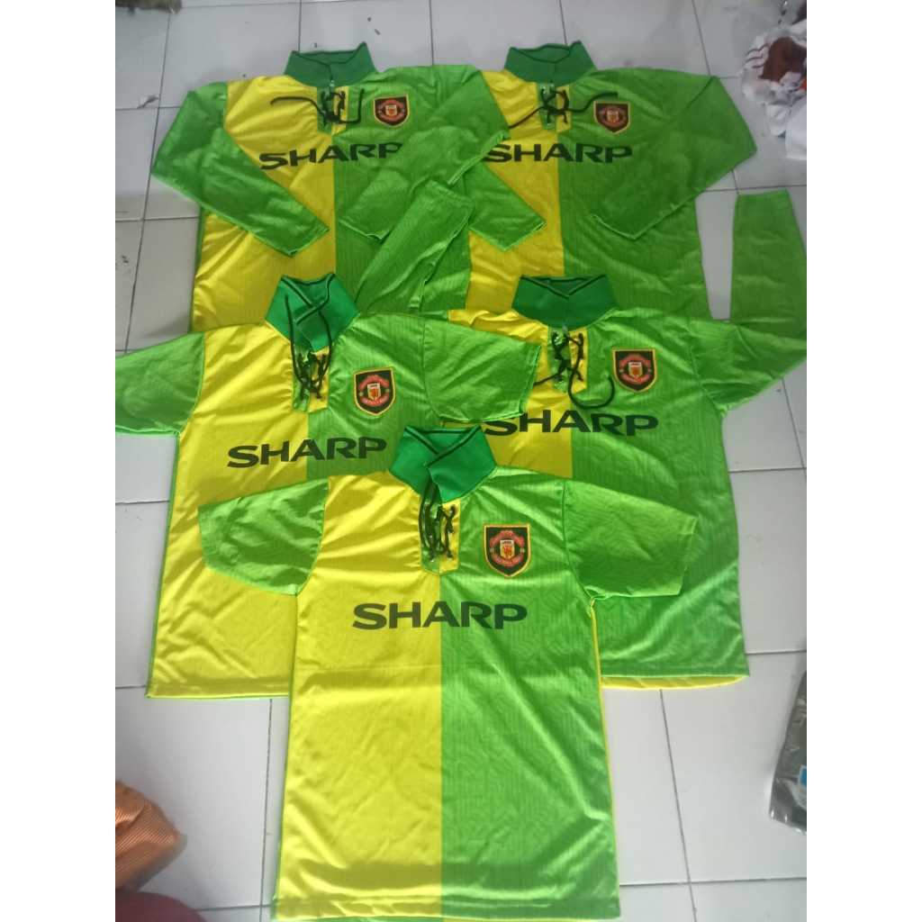 Jual jersey classic retro mu 1993 longsleeve away | Shopee Indonesia