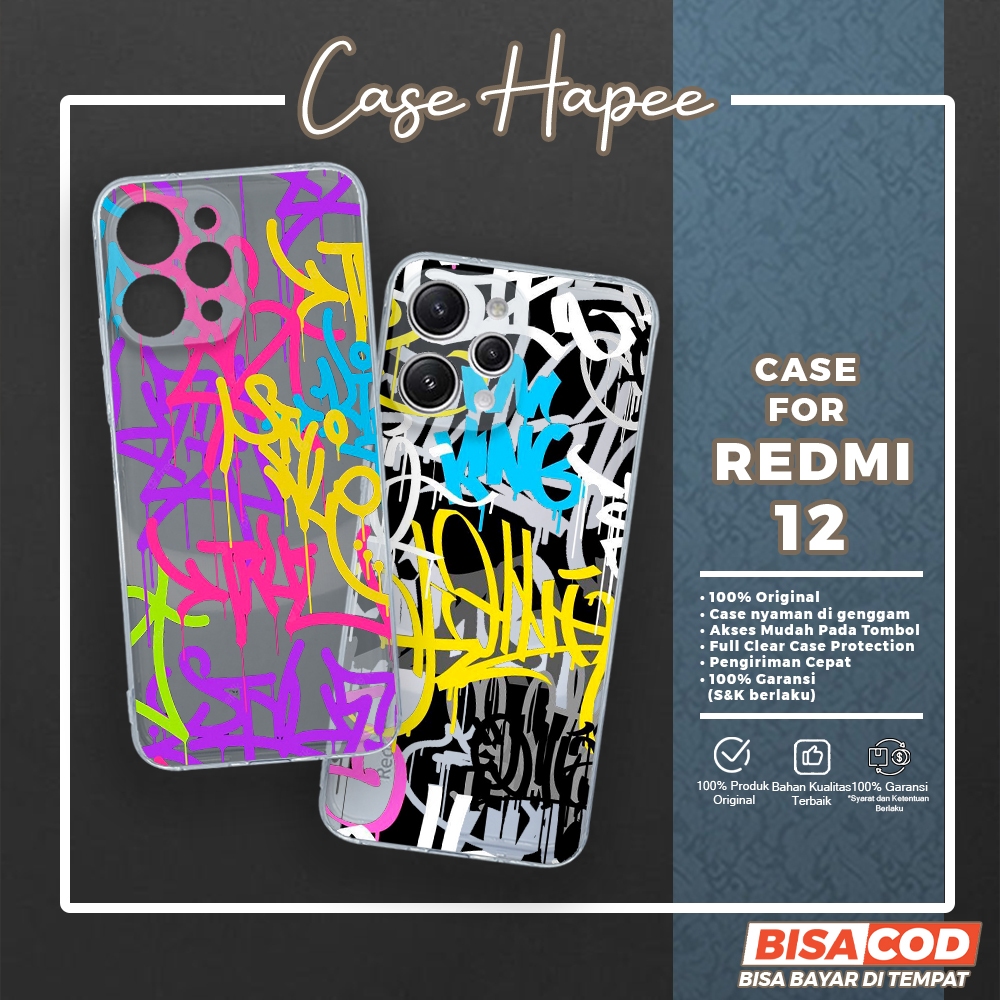 Jual Case Redmi 12 Case Hp Redmi 12 [GRFY] Premium CASE HAPEE Casing Hp ...