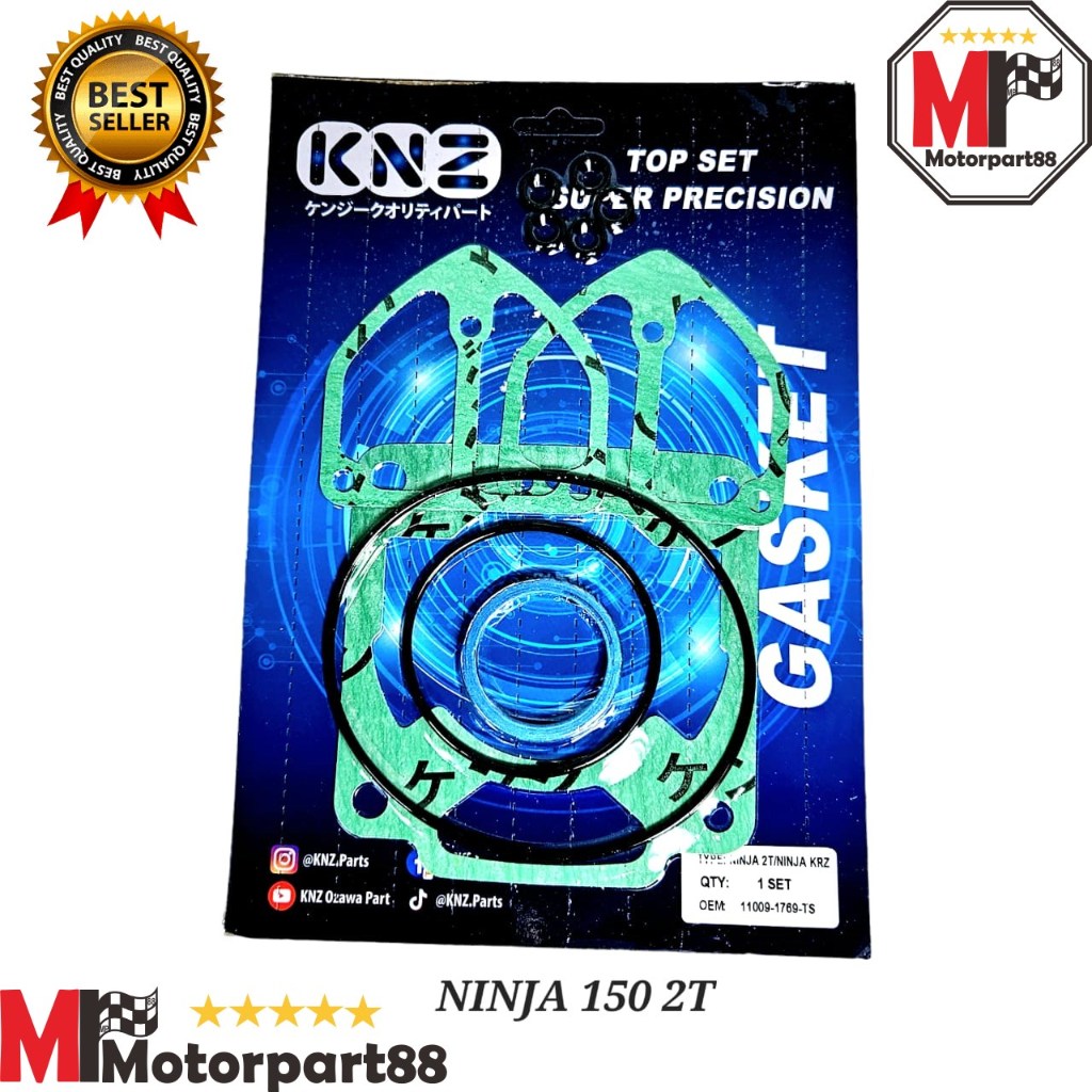 Jual PAKING KNZ GASKET TOP SET NINJA 150 2T NINJA KRZ | Shopee Indonesia