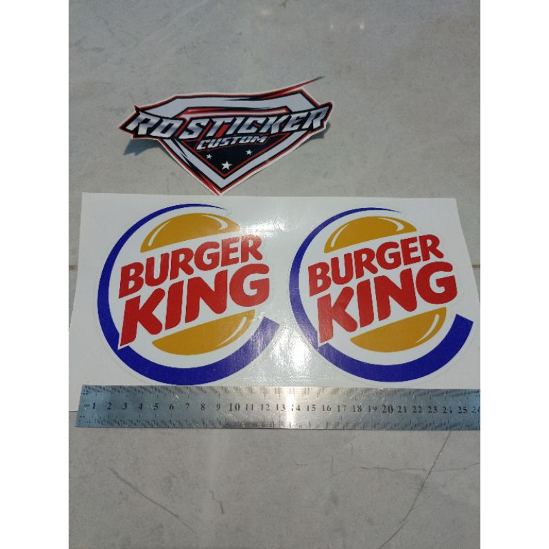 Jual striping/sticker burger king | Shopee Indonesia