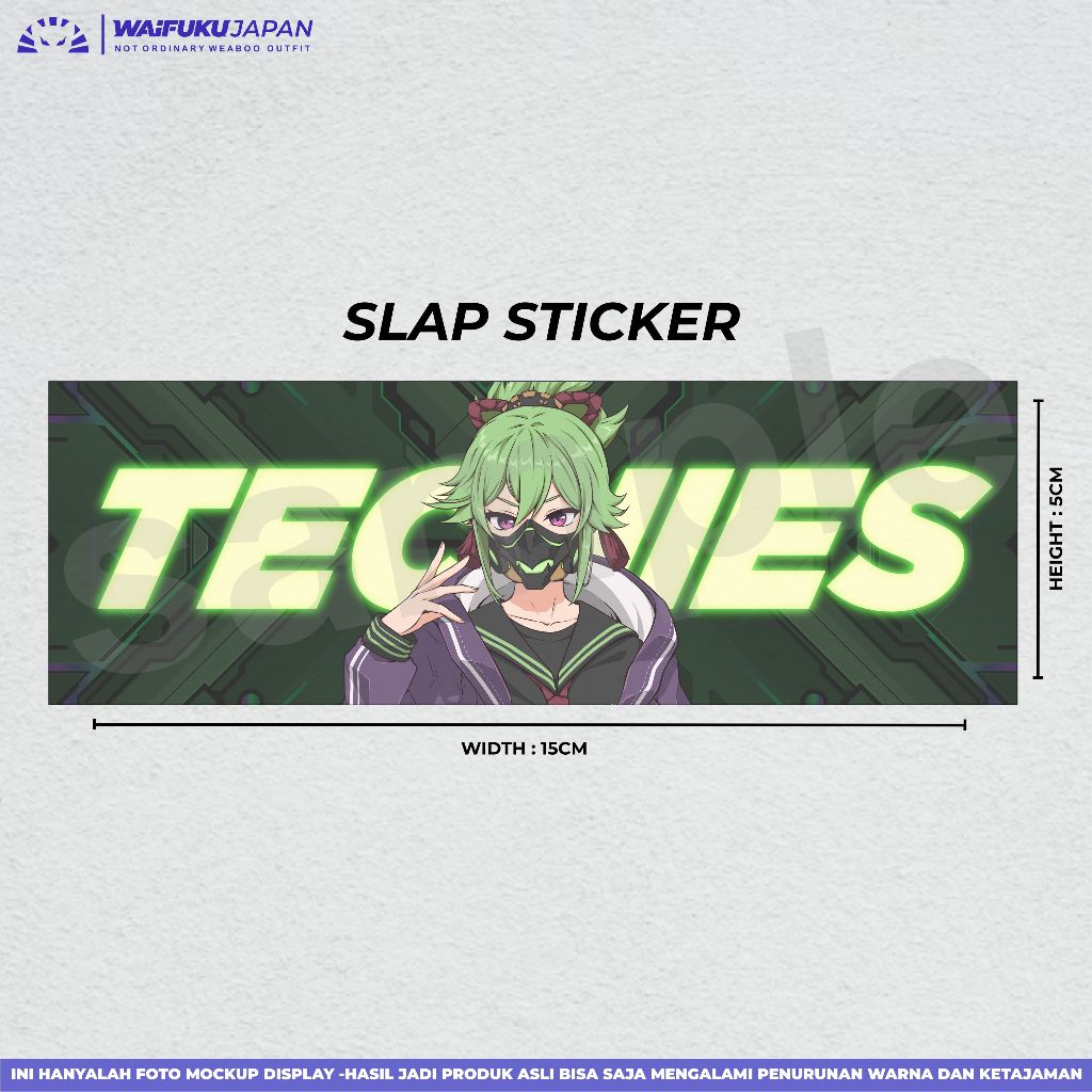 Jual Sticker Slap Anime JDM Genshin Impact - Kuki Shinobu | Shopee ...