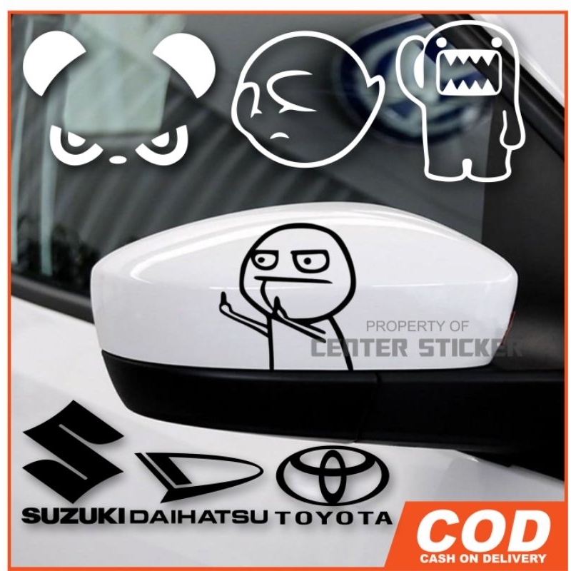 Jual Stiker Mobil Spion Sepasang Cutting Sticker Stiker Lucu Viral ...