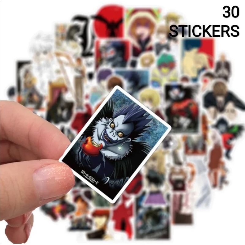 Jual Stiker Death Note Shinigami Light L Misa misa Sticker set | Shopee ...