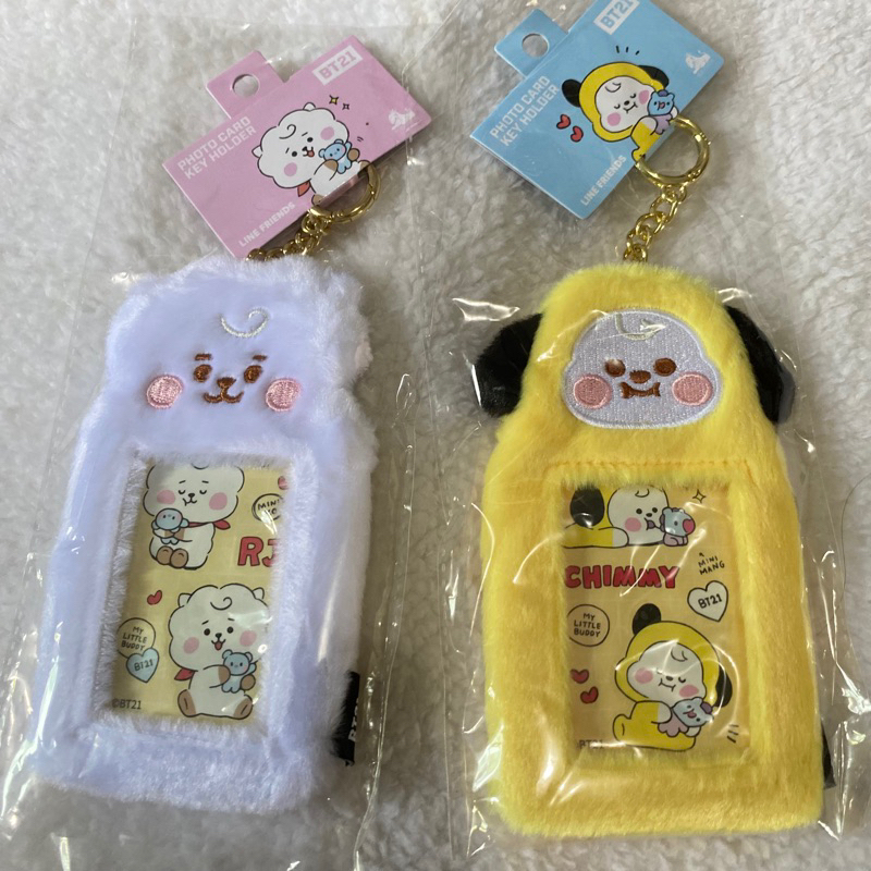 Jual [OFFICIAL] SALE BTS BT21 JAPAN CHIMMY RJ FUR PHOTOCARD HOLDER ...
