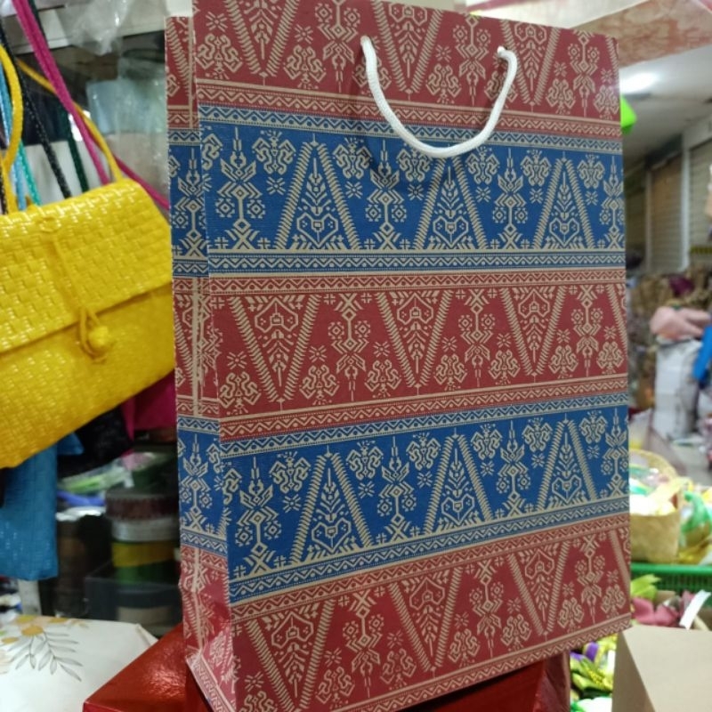 Jual paper bag polio batik tebal isi 12 pcs new terlaris dan termurah ...
