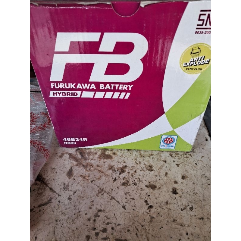 Jual Aki Mobil Basah Hybrid NS60 Ns 60 46B24R Furukawa Battery FB | Shopee Indonesia