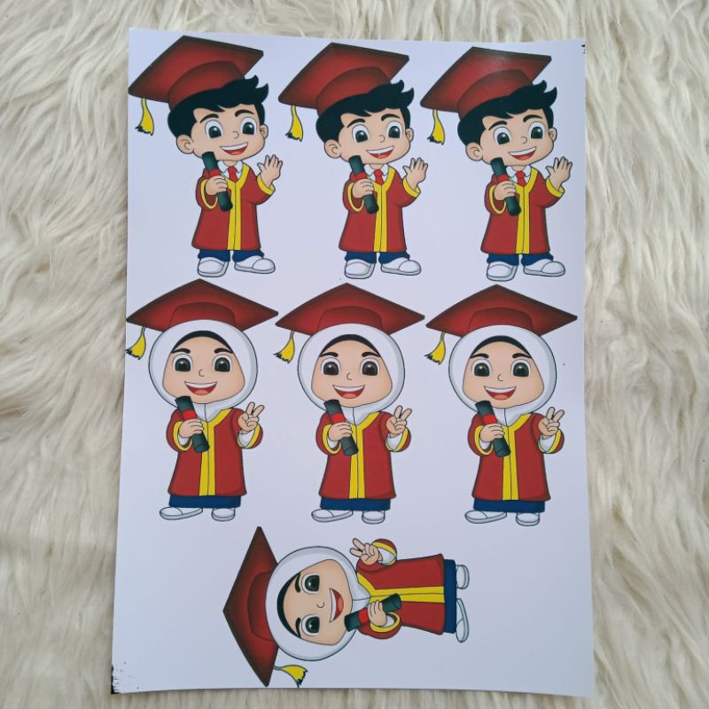 Jual TOPPER WISUDA/TOPPER WISUDA KARAKTER/TOPPER WISUDA BUKET/TOPPER WISUDA PAKAI TOGA/TOPPER ...