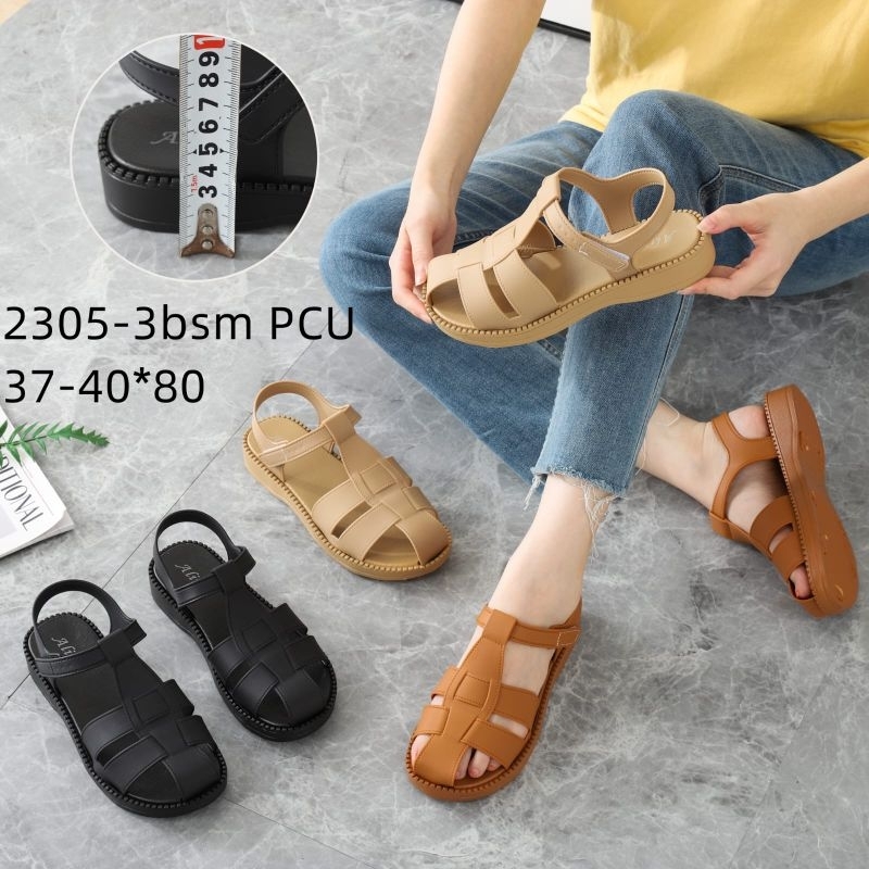 Jual Sandal perempuan tali belakang HYS 2305-3BSM sandal terbaru ...