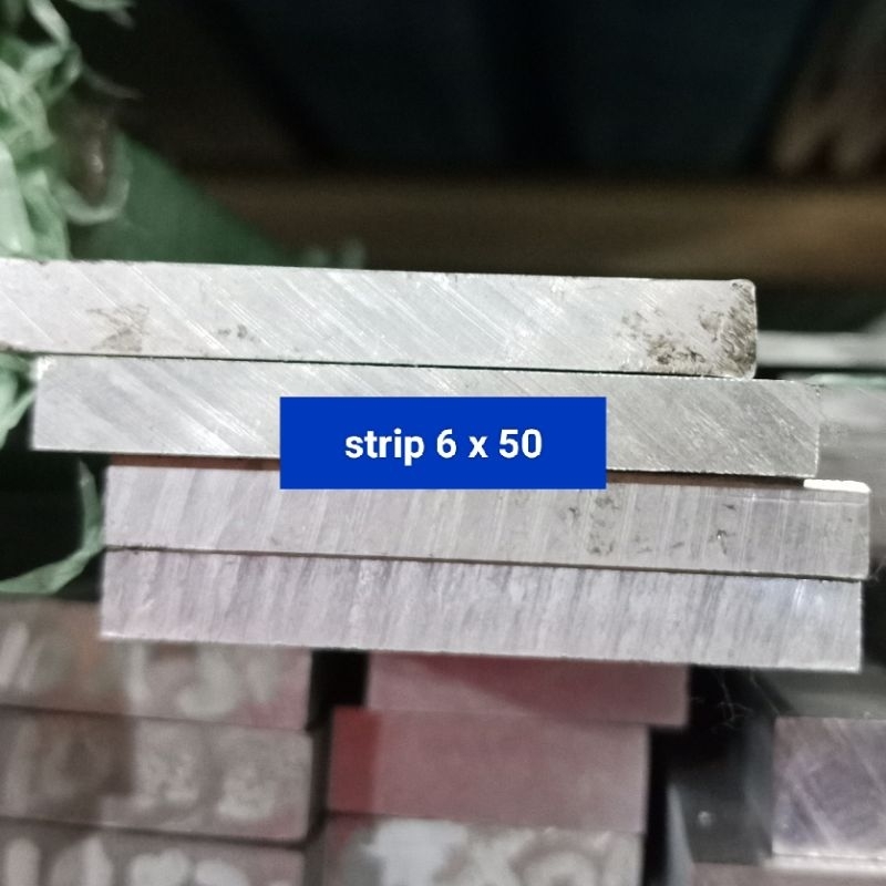 Jual Plat Strip Aluminium 6mm x 50mm x 1000mm | Shopee Indonesia