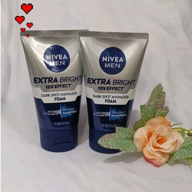 Jual Foam Nivea Men Extra Bright 10x Effect 100 ml | Shopee Indonesia