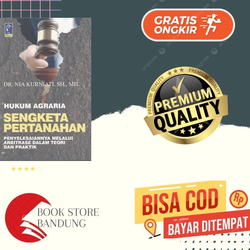 Jual BUKU Hukum agraria sengketa pertanahan penyelesaiannya melalui arbitrase dalam teori dan ...