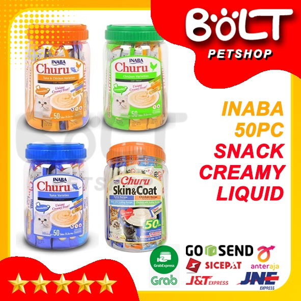 Jual Snack Kucing CIAO INABA CHURU Liquid Creamy Toples | Shopee Indonesia