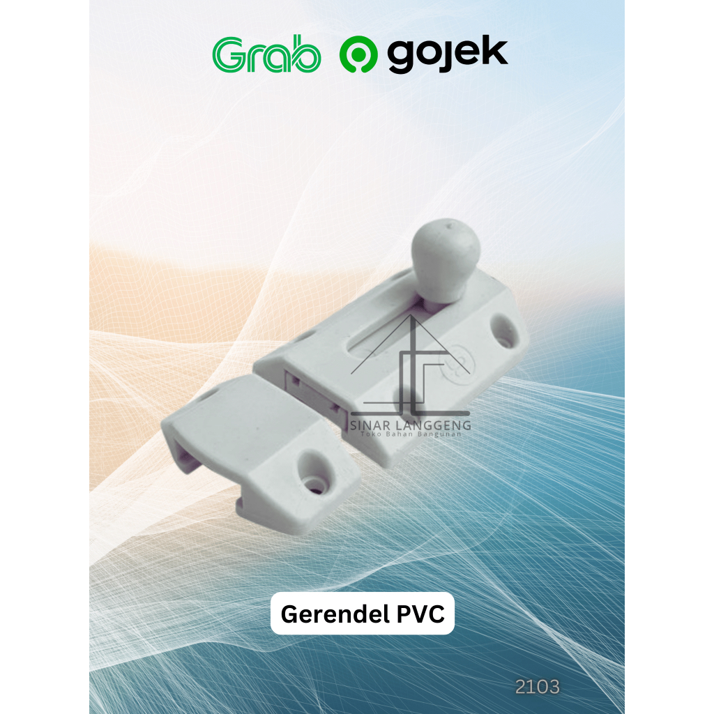 Jual Grendel PVC - Gerendel Slot Kunci Pintu Kamar Mandi Plastik Selot ...