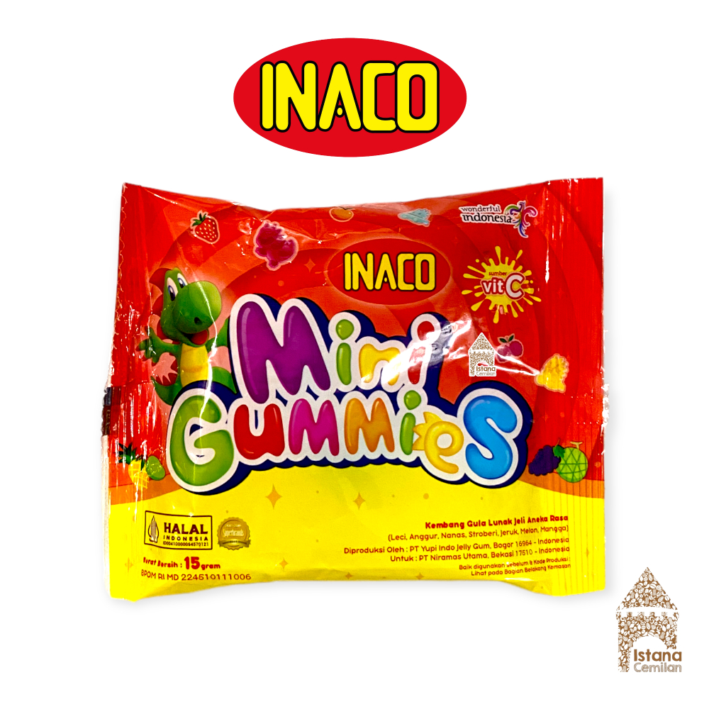 Jual Inaco Mini Gummies Permen Jeli Aneka Rasa SATUAN | Shopee Indonesia