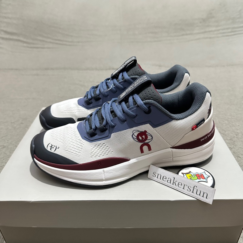 Jual ON CLOUD ROGER PRO KITH RONNIE FIEG WHITE NAVY MAROON PREMIUM ...