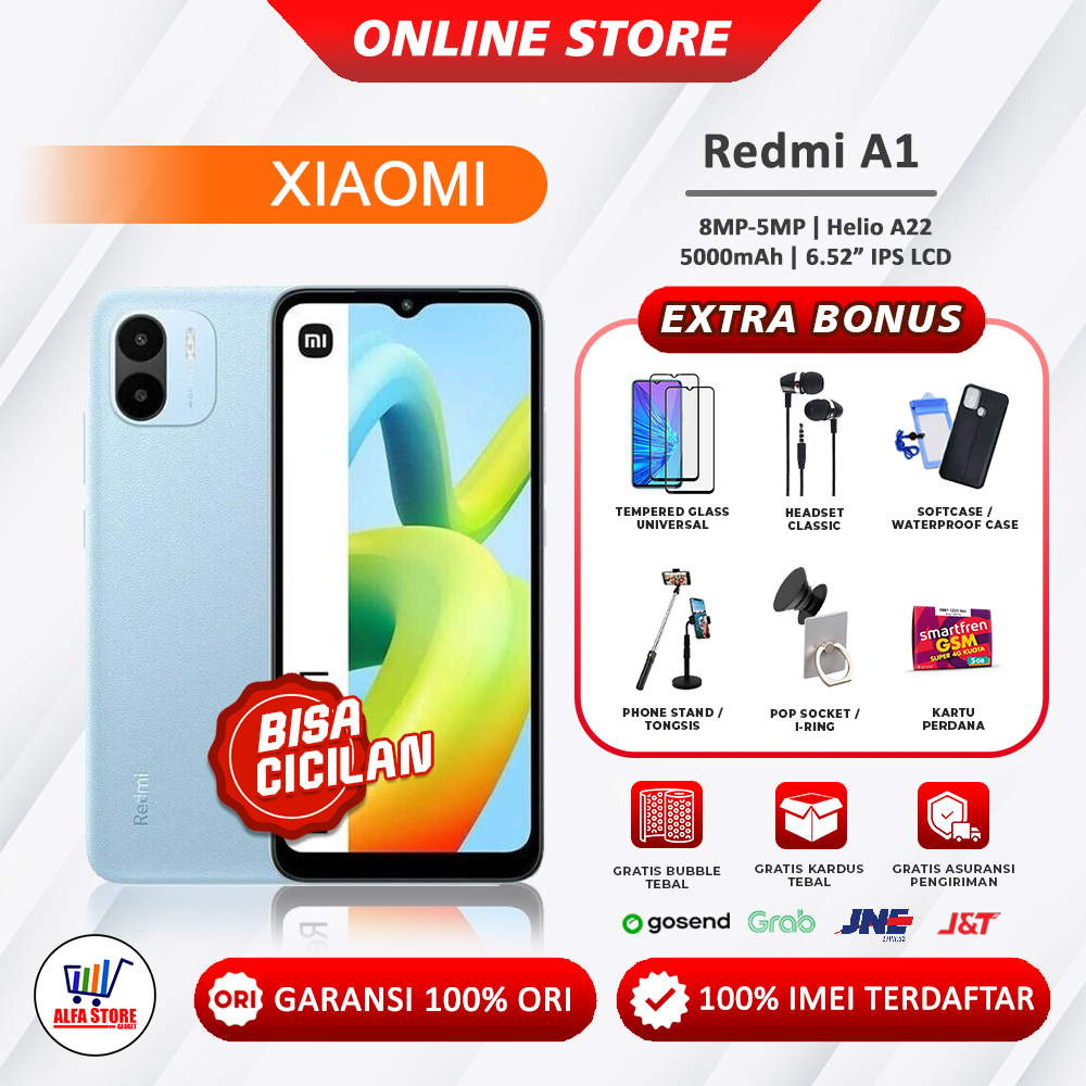 Jual Xiaomi Redmi A1 Ram 3/32Gb - Ram 2/32Gb extended 2Gb garansi resmi ...