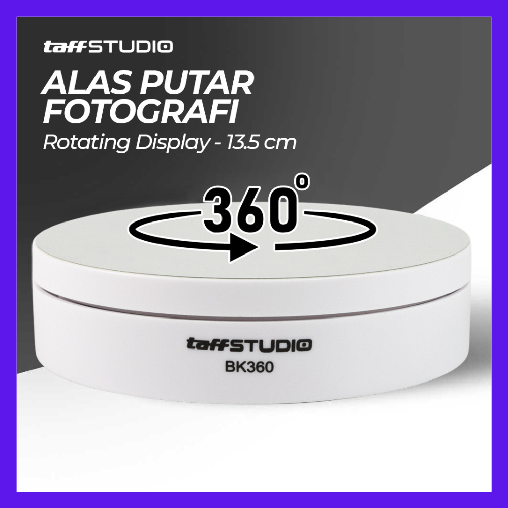Jual Alas Putar Fotografi Rotating Display Stand Base 13.5cm Mirror ...
