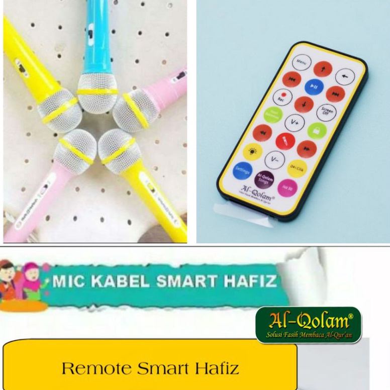 Jual Best product Mic dan Remote smart Hafiz satuan Ori Alqolam dan mic ...