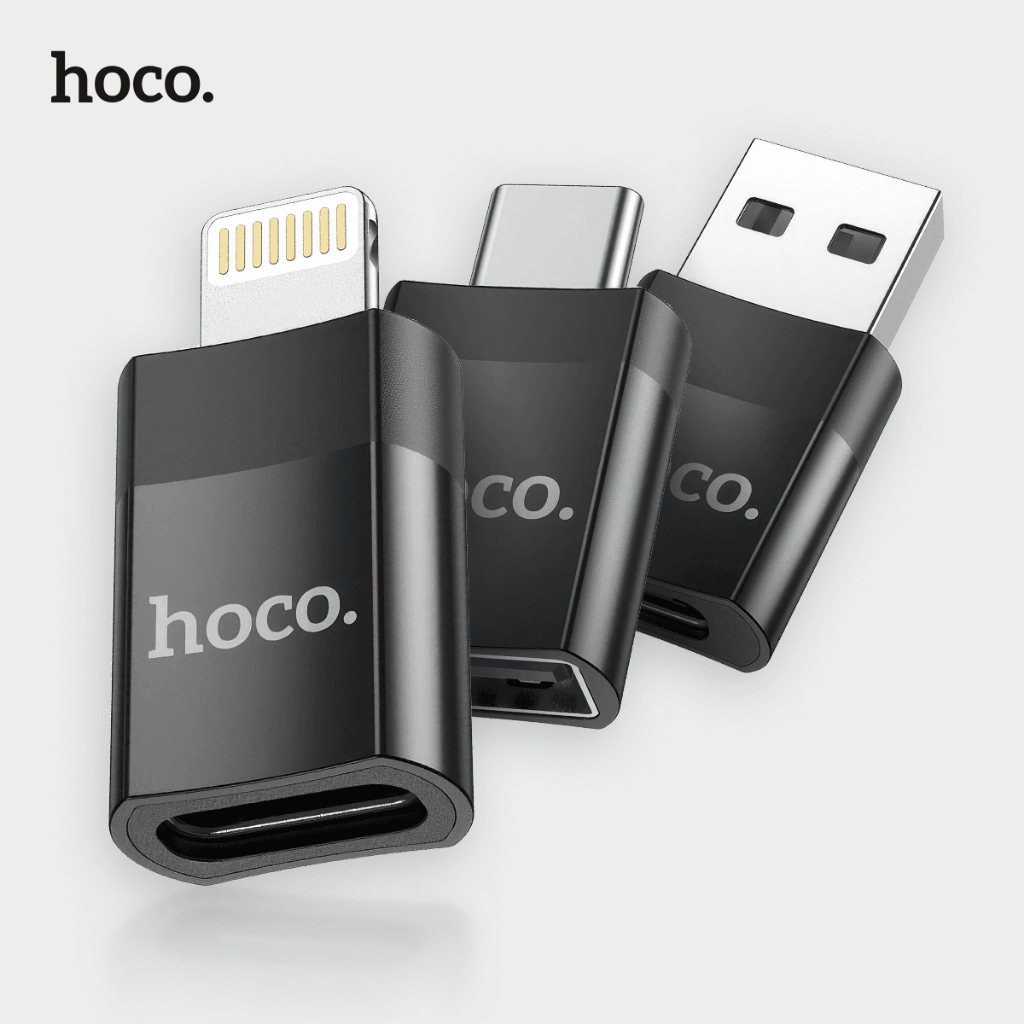 Jual HOCO Converter Lightning to Type-C / USB to Type-C / Type-C to ...