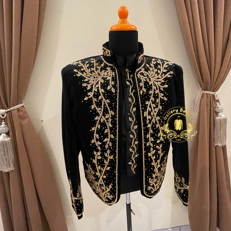 Jual Beskap pengantin jawa bludru/ beskap solo/ beskap hewes | Shopee ...