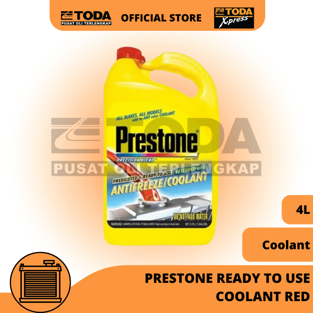 Jual Prestone Radiator Coolant Red 1 Galon Air Radiator Original ...