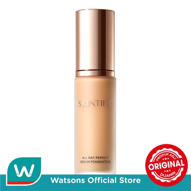Jual SKINTIFIC SKINTIFIC All Day Perfect Serum Foundation 06 Honey 25 ...