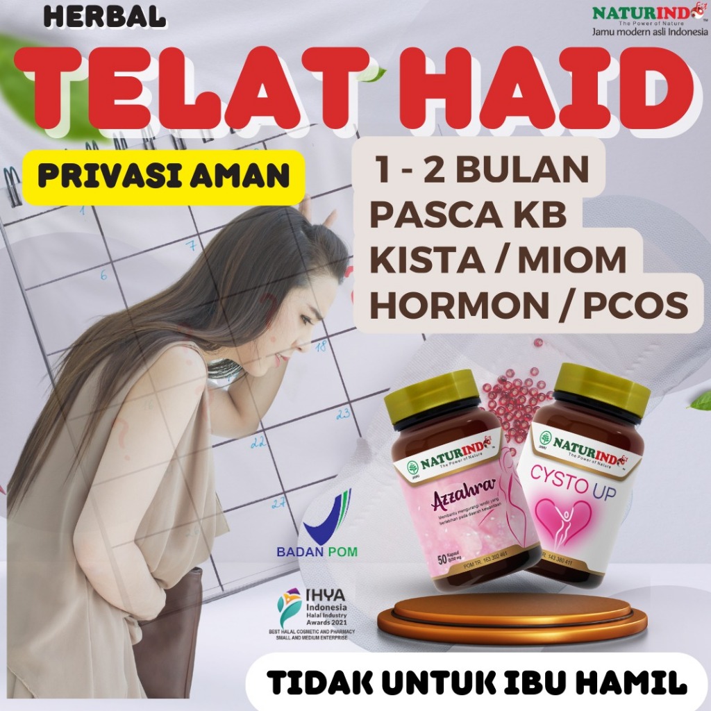 Jual Obat Telat Haid 1 2 3 Bulan pelancar Haid Gangguan Menstruasi ...