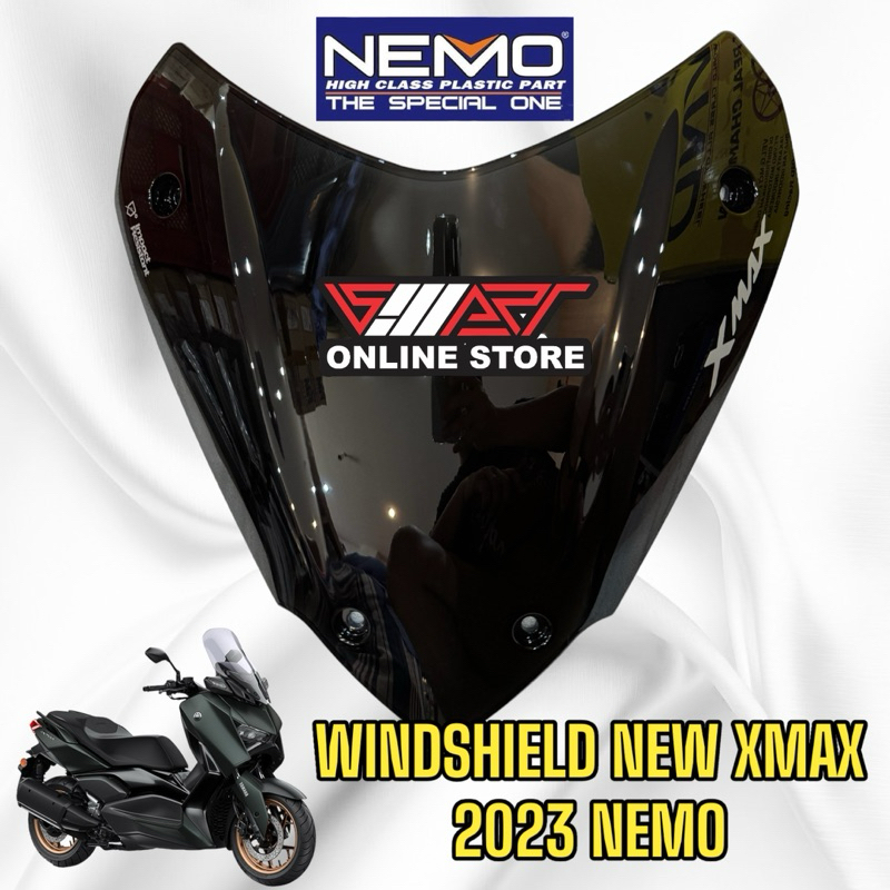 Jual WINDSHIELD YAMAHA NEW XMAX 2023 KE ATAS NEMO | Shopee Indonesia