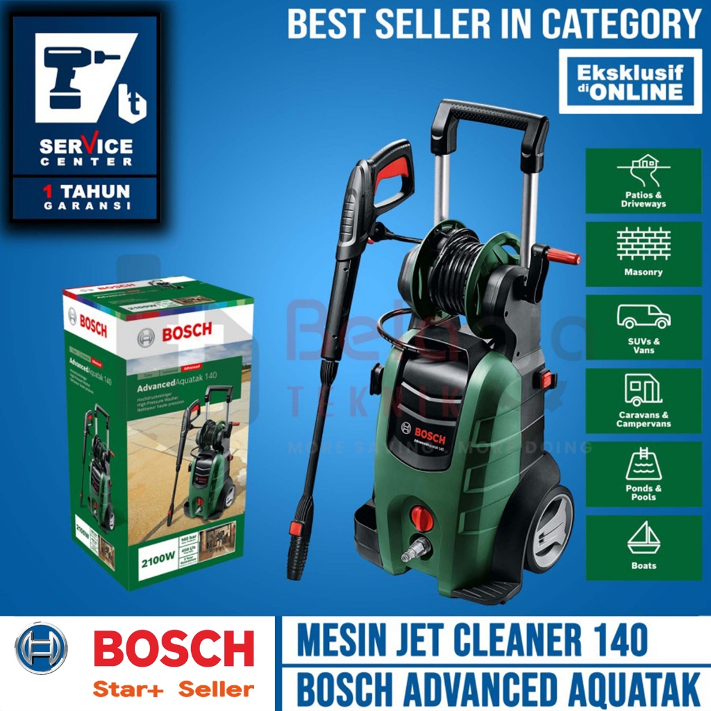 Jual Bosch Jet Cleaner Advance Aquatak 140 Mesin Cuci Kendaraan 2100 ...