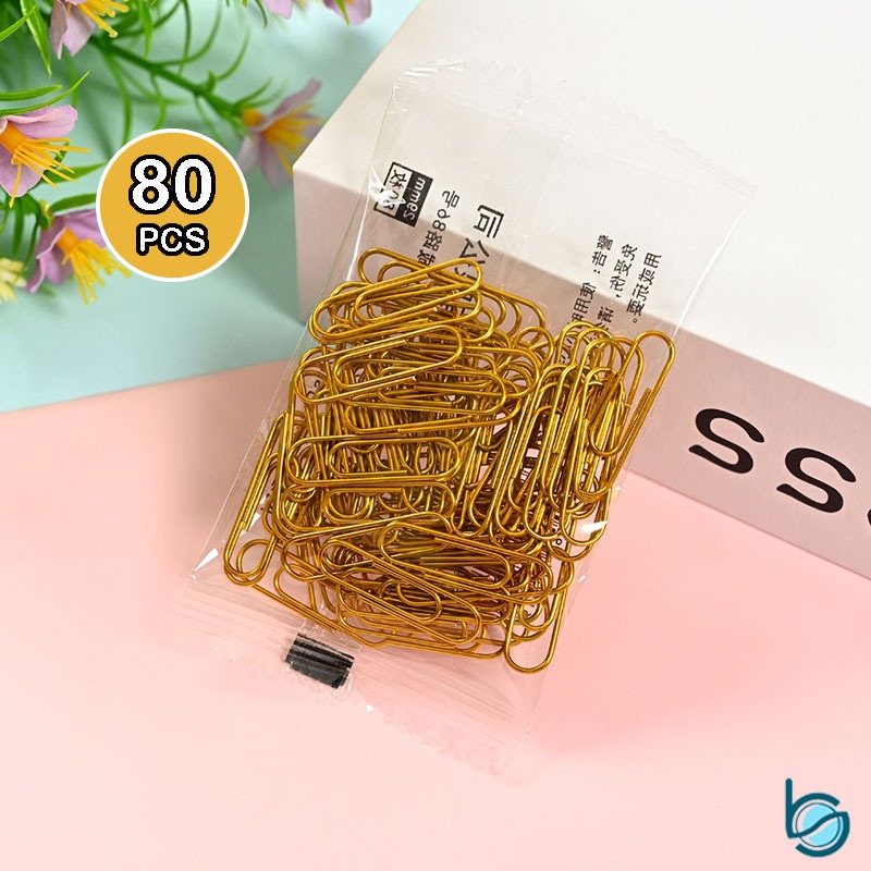 Jual Paper Clip Warna Metalic/Penjepit Kertas Besi Warna Metalik Clip ...