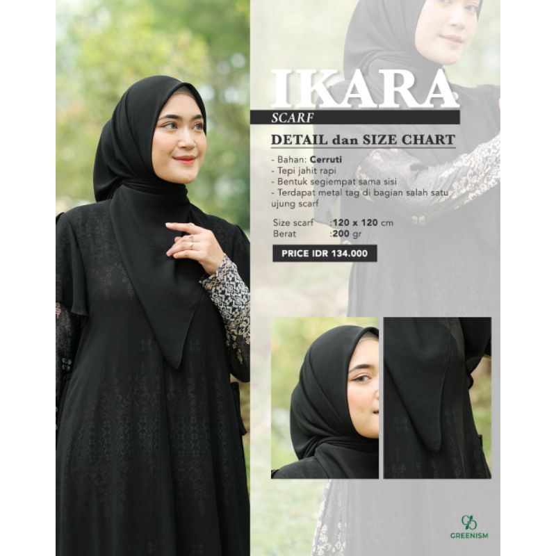 Jual IKARA HIJAB ORIGINAL PRODUCT BY GREENISM (PASHMINA, KHIMAR, SCARF ...