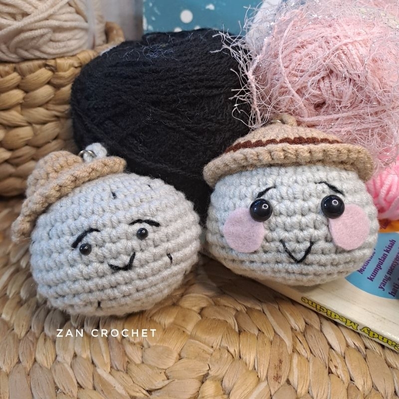 Jual (Ready Stock) Gantungan kunci Amigurumi Boneka Rajut Kpop Doljjong ...