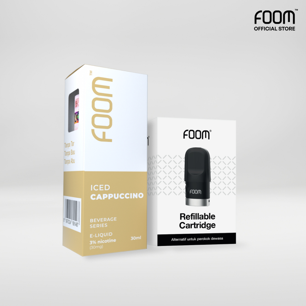 Jual Paket Bulanan FOOM Cartridge + Liquid Beverage Series | Shopee ...