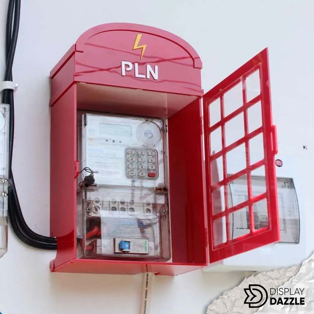 Jual Box Meteran Listrik PLN Token Prabayar Kecil Bahan Acrylic ...