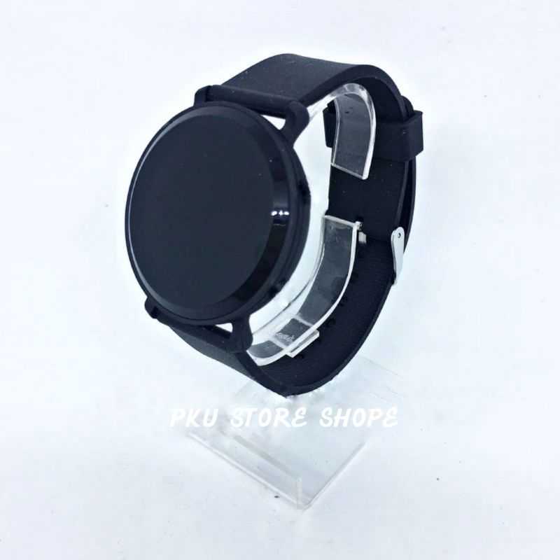 Jual Jam Tangan Wanita LED Watch Digital Tali Rubber Display Touch ...