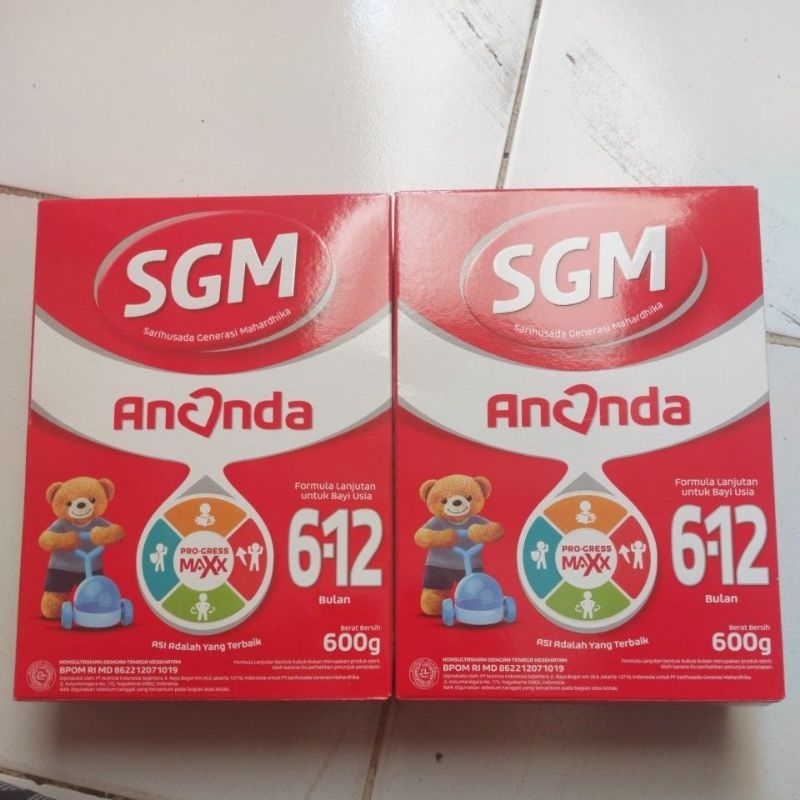 Jual SGM Ananda 6-12 Bulan 600g EXP 2026 | Shopee Indonesia