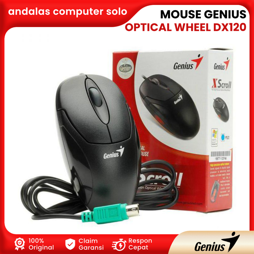 Jual MOUSE PS2 GENIUS OPTICAL WHEEL DX-110 XSCROLL | Shopee Indonesia