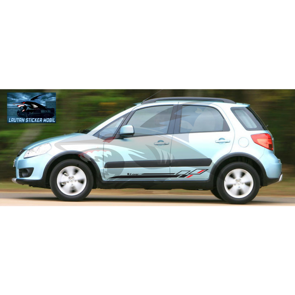 Jual STIKER MOBIL X-OVER CUTTING STICKER LIST MOBIL SUZUKI X-OVER ...