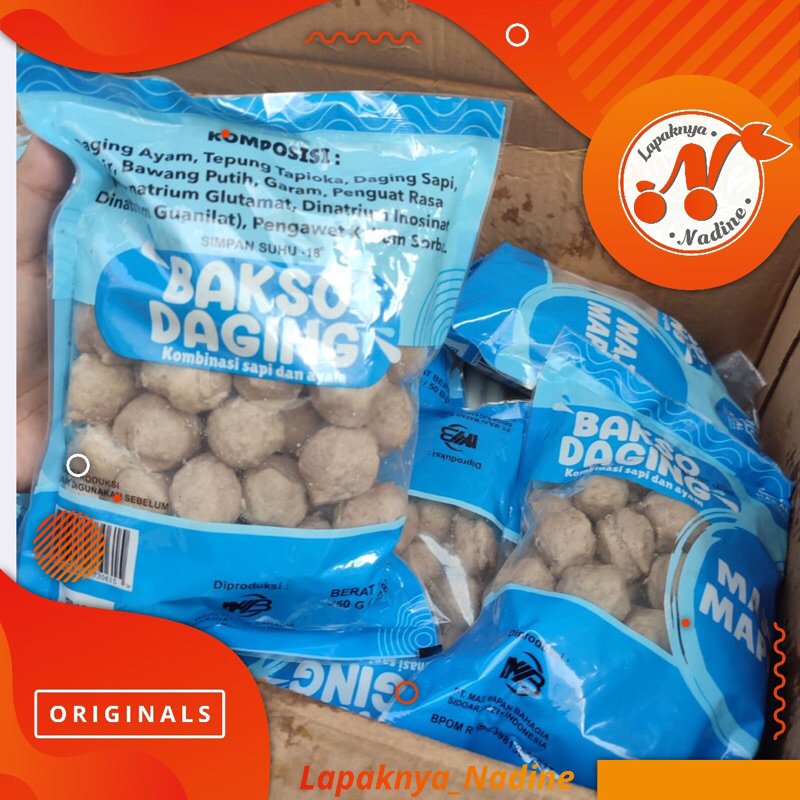 Jual Bakso Daging Maju Mapan Bungkus Biru 500g | Shopee Indonesia