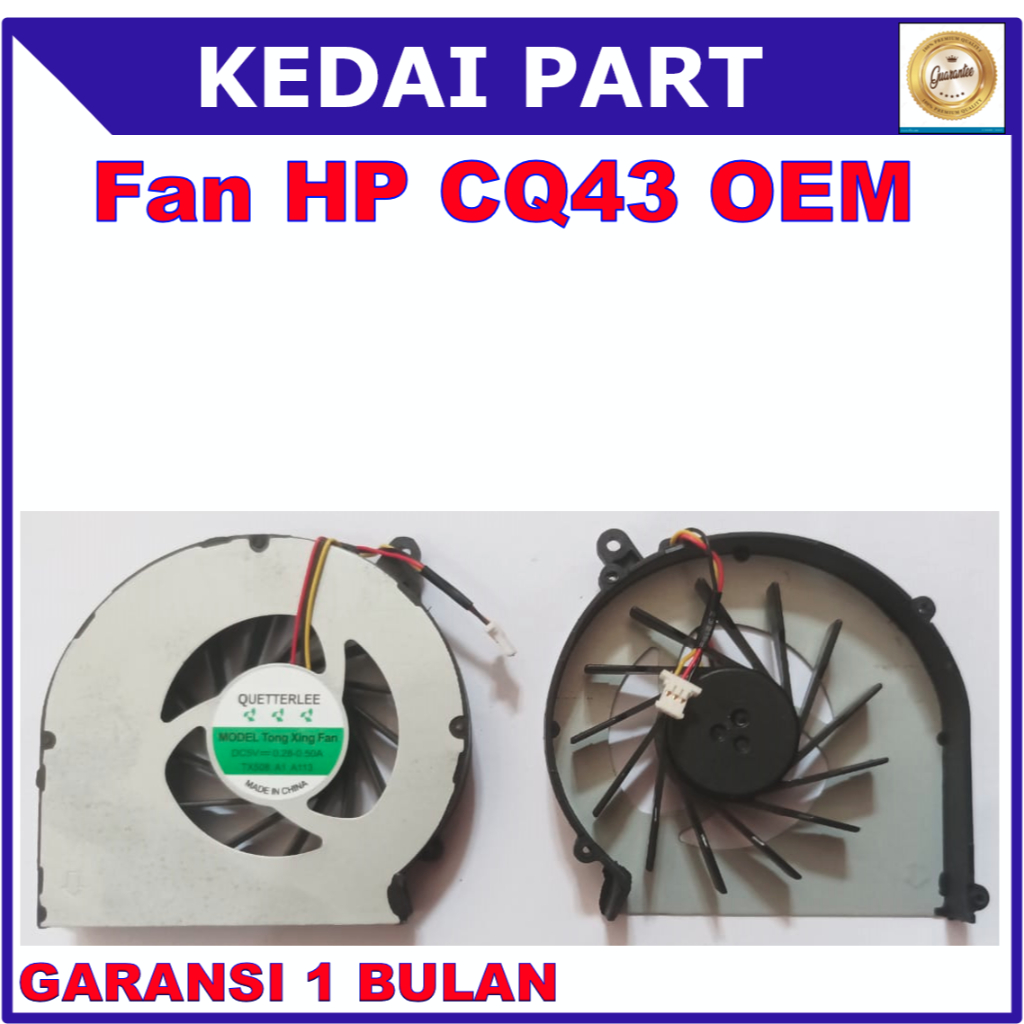 Jual FAN KIPAS COOLING HP COMPAQ CQ43 CQ431 CQ57 G43 430 431 OEM ...