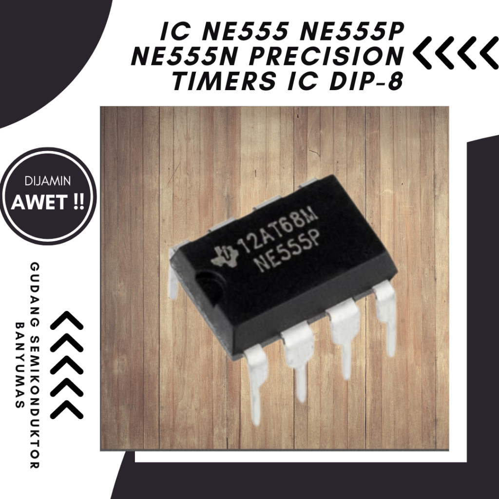 Jual IC NE555 NE555P NE555N PRECISION TIMERS IC DIP-8 555 | Shopee Indonesia