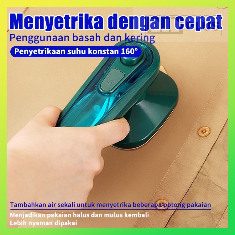 Jual DJDPlus Setrika Listrik Genggam Mesin Setrika Pakaian Uap Asrama ...