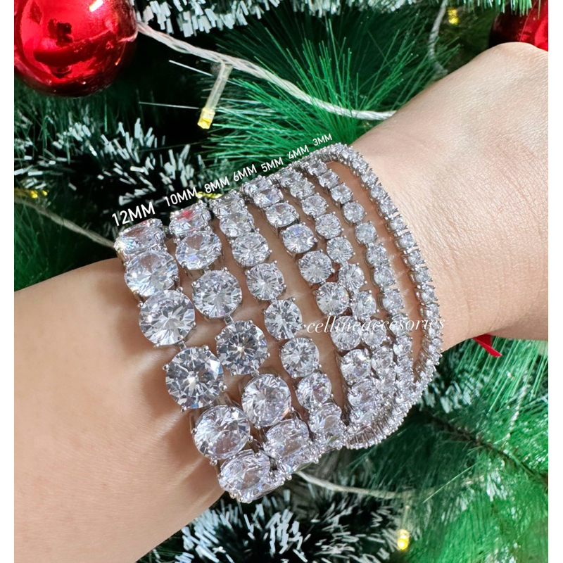 Jual gelang rantai mata solitare lapis emas anti karat anti alergi ...
