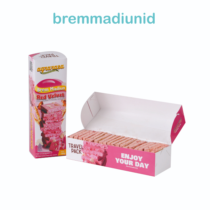 Jual BREM MADIUN RASA RED VELVET ALMOND | Agrarasa Travel Pack | Shopee ...