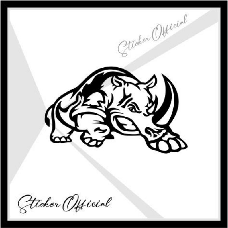 Jual sticker logo badak | Shopee Indonesia